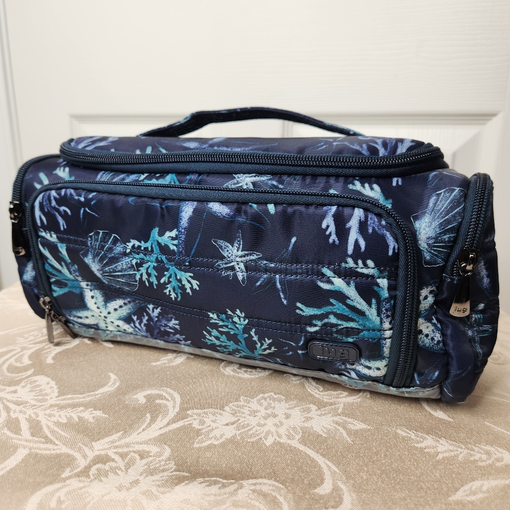 Lug Trolley Stars And Shells Makeup Cosmetic Bag - Gem